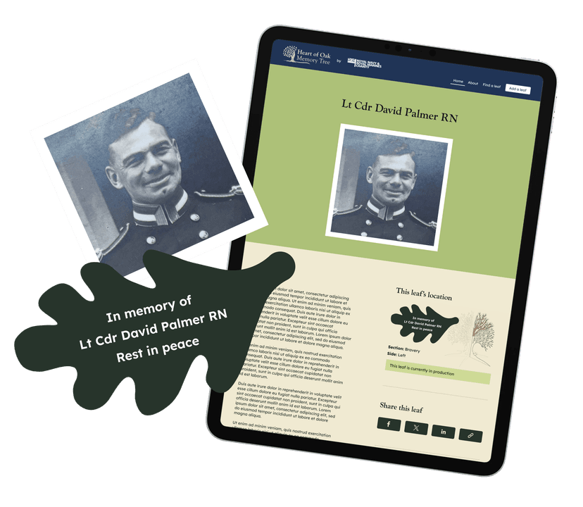 The Heart of Oak Memory Tree | Royal Navy & Royal Marines Charity